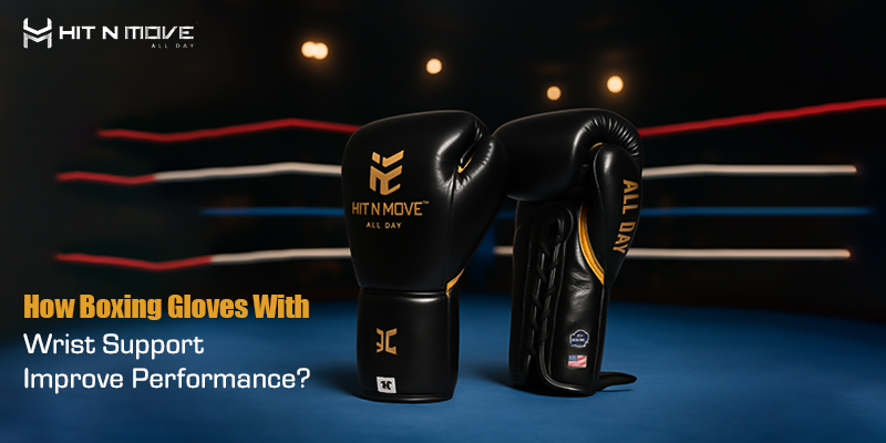 Boxing Gloves With Wrist Support for Power & Protection