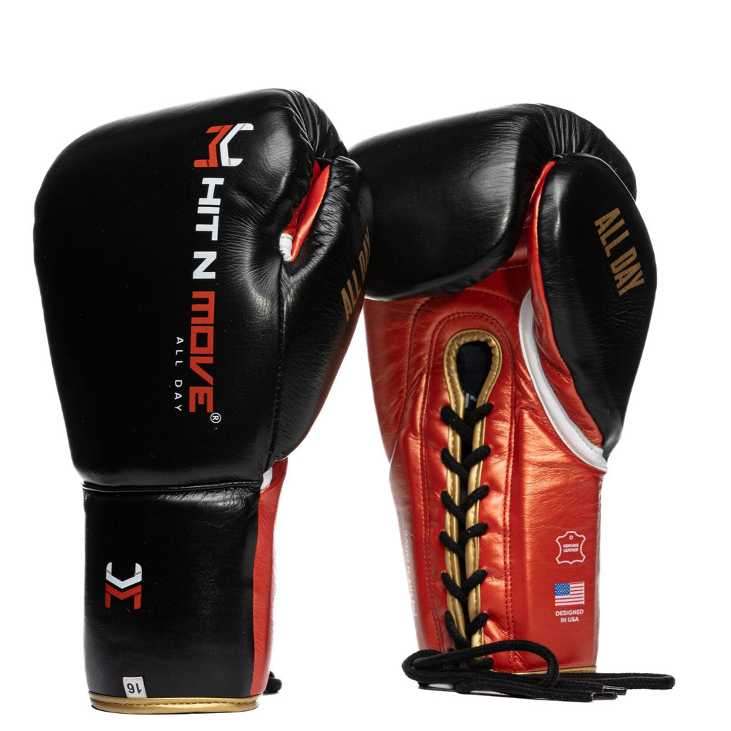 16 oz Pro Agility Lace-Up Gloves | Hit&Move