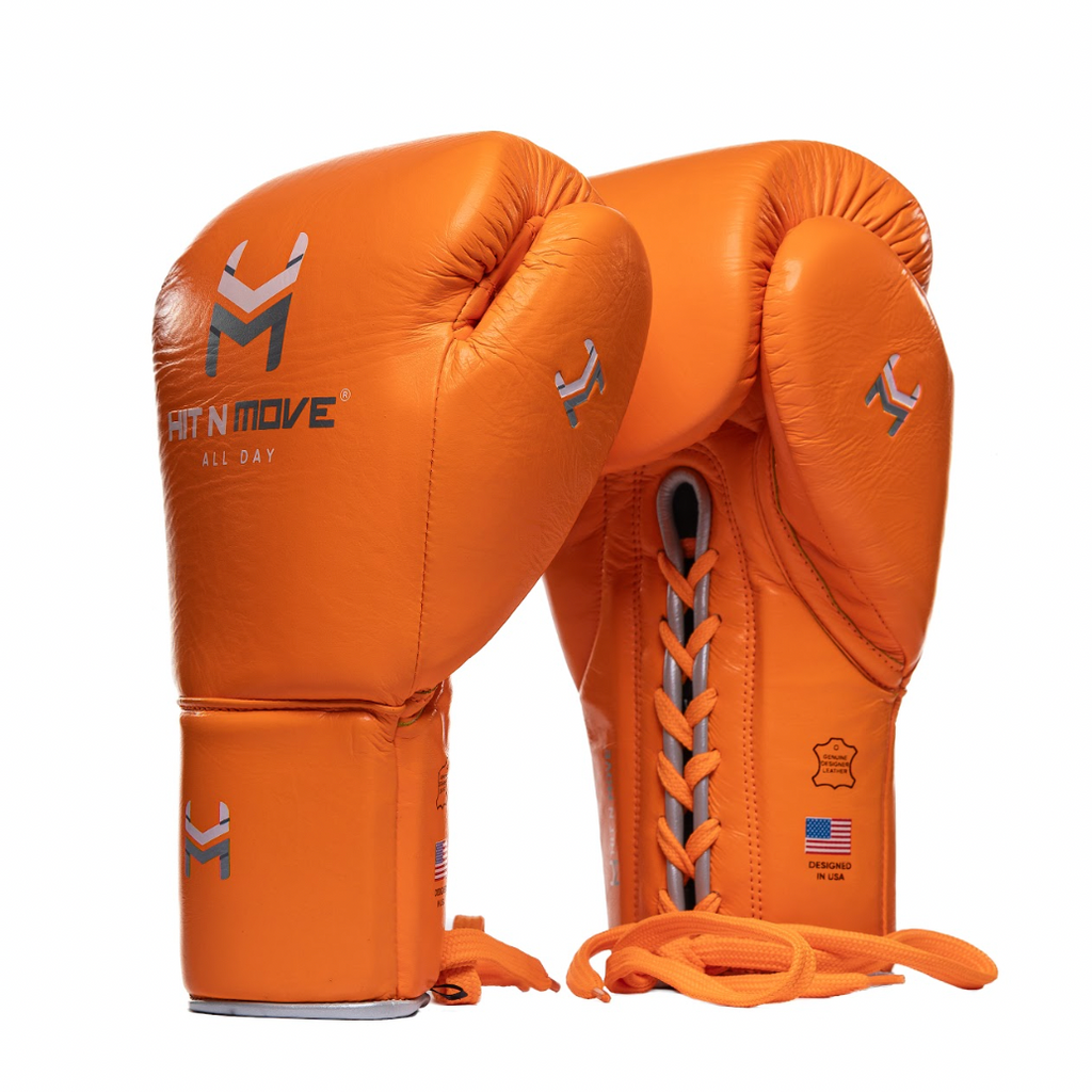 All Day Agility Lace Up Boxing Gloves – Premium Speed & Control